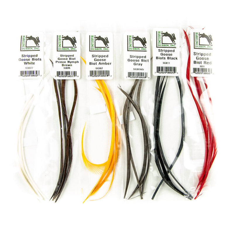 Hareline Stripped Goose Biots - ReelFlyRod