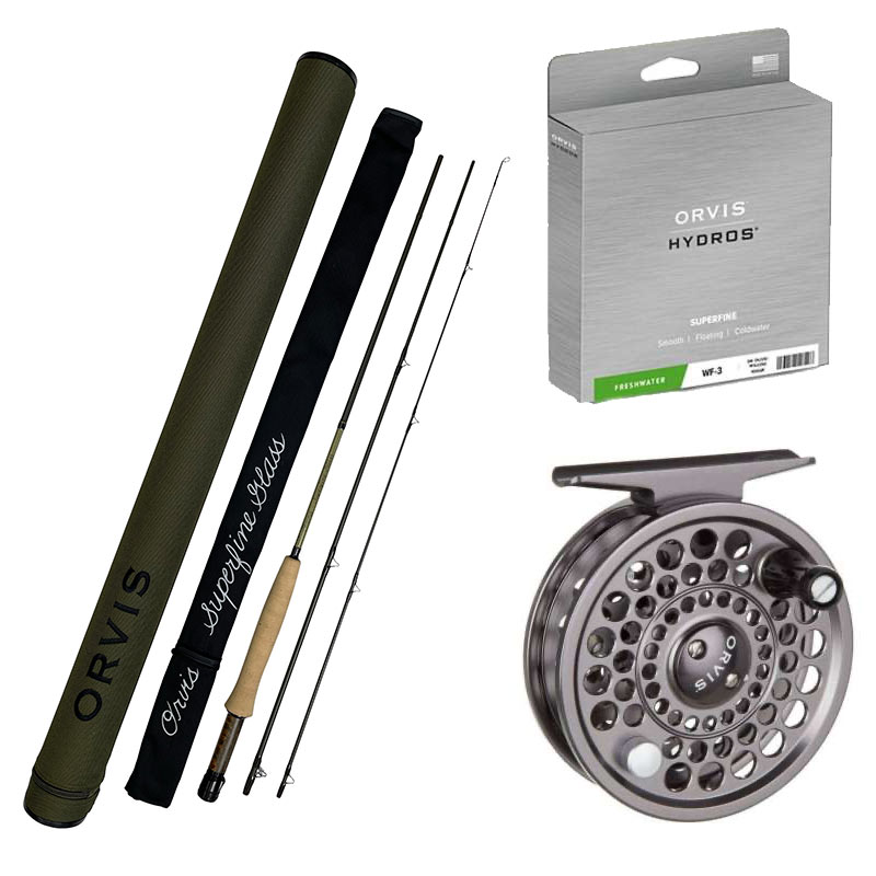 Orvis Superfine Glass 805-4 Fly Rod Combo - ReelFlyRod